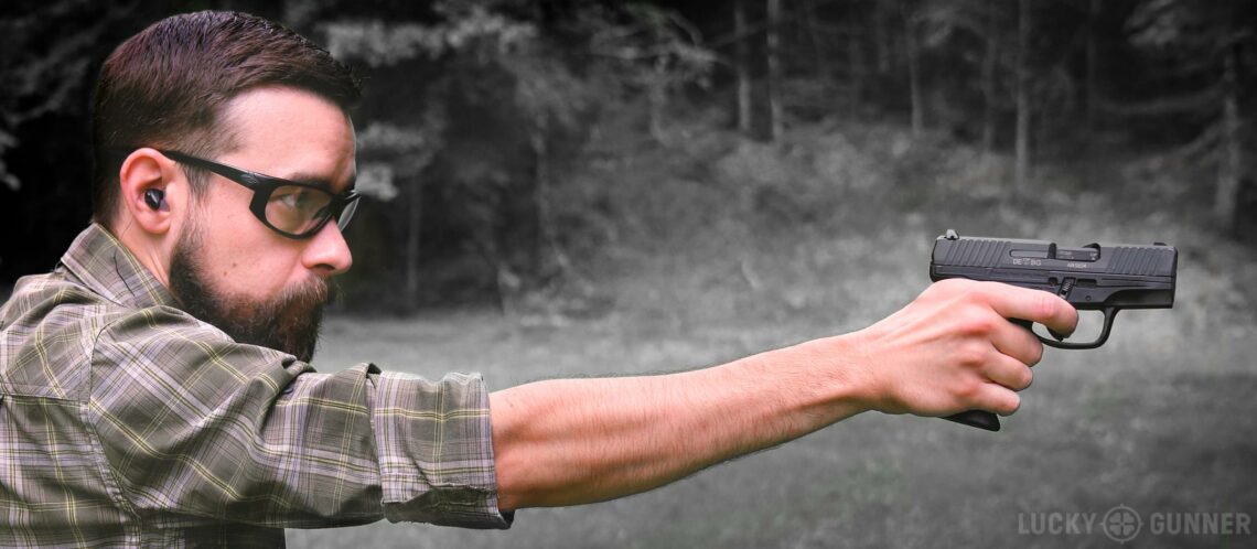 How to Shoot a Pistol One-Handed - Lucky Gunner Lounge