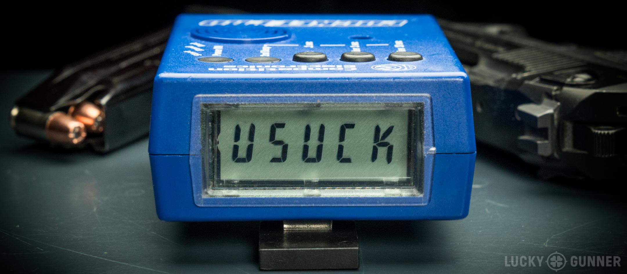 Shot Timers Don't Lie - Lucky Gunner Lounge